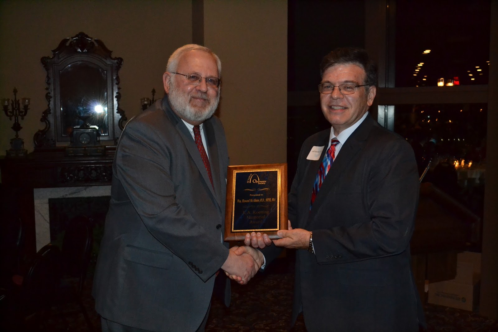 McAlister Receives SLOS Award